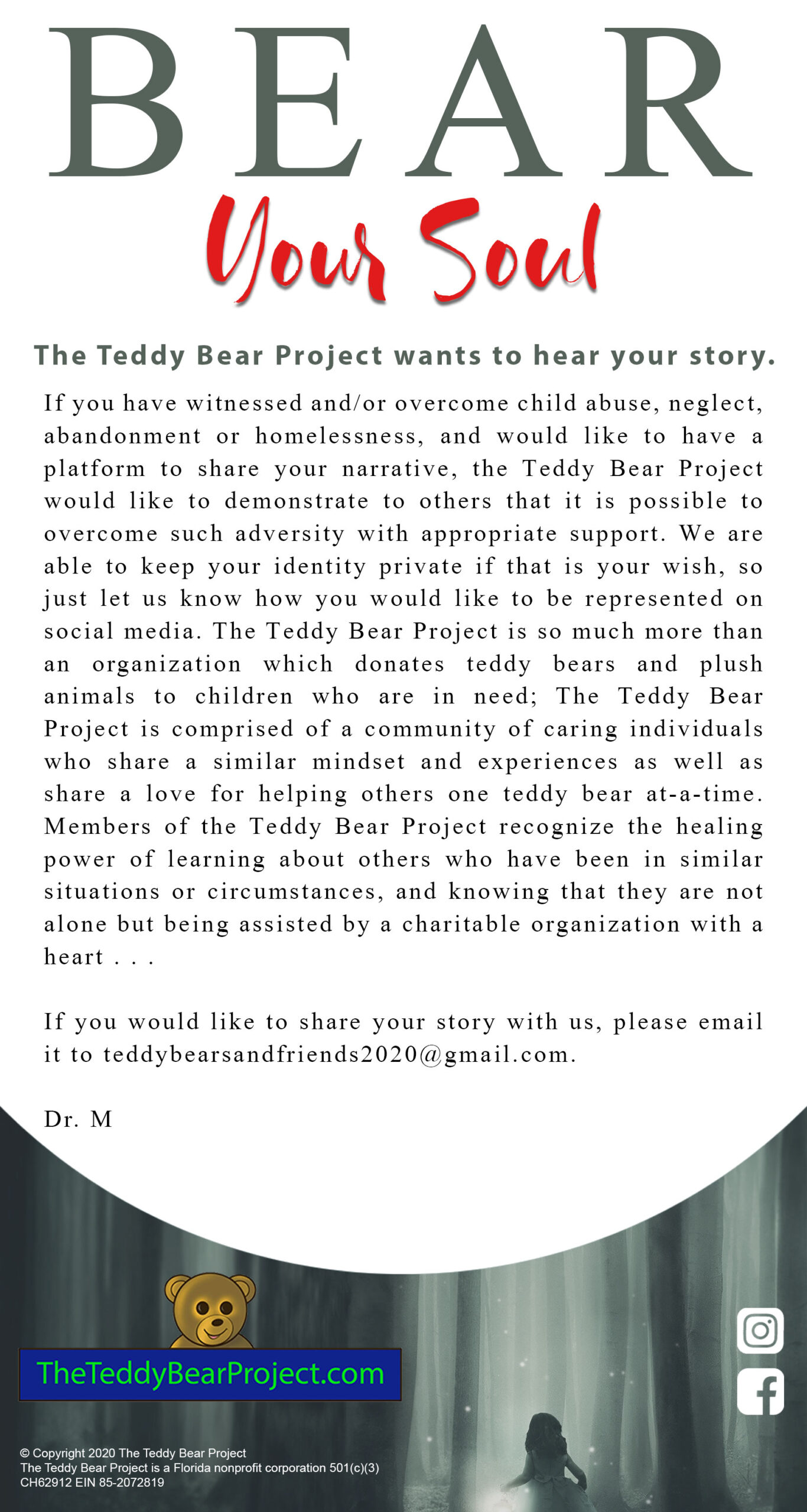 The Teddy Bear Project The Official Teddy Bear Project - Charity for ...